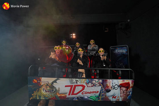 Screaming Arcade 5D เครื่องเกมอุปกรณ์โรงภาพยนตร์สำหรับพิพิธภัณฑ์